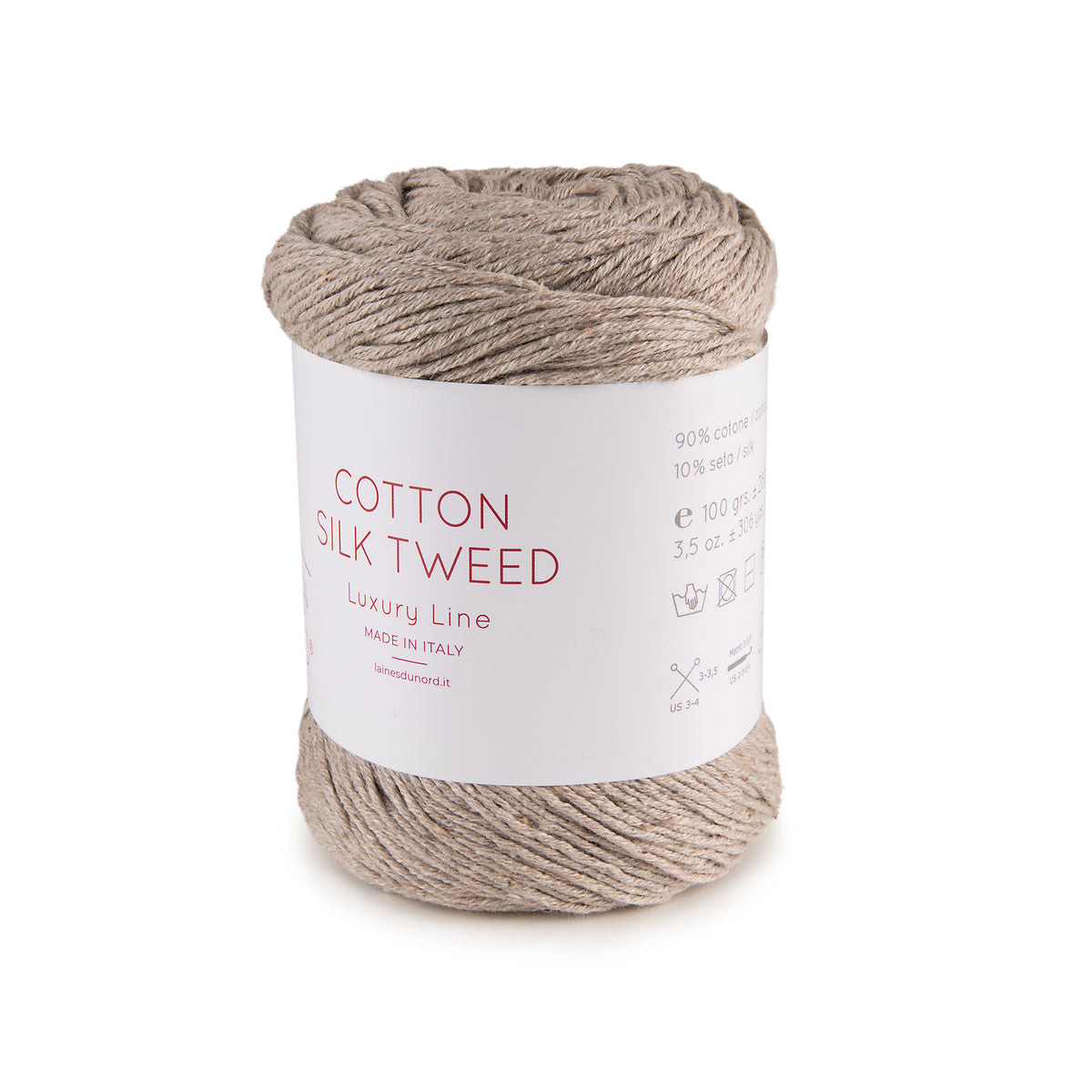 Laines Du Nord Cotton Silk Tweed – I Wool Knit